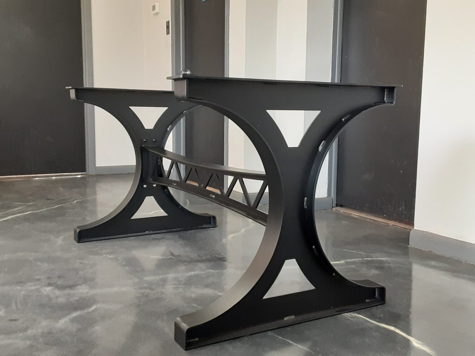 Trestle Bridge Style Table Legs/Base - ECon Welding Trestle Bridge Style Table Legs/Base - ECon Welding